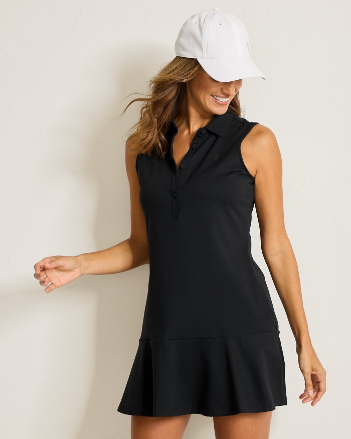 Abby Flounce IslandZone® Dress – docksquareclothiers